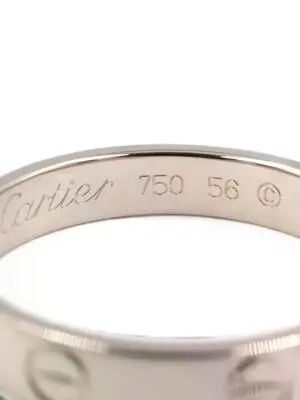 Cartier 18k White Gold Love Ring