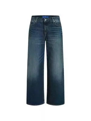 Karl Lagerfeld Low-rise Wide-leg Jeans - Blue