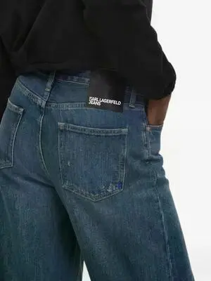 Karl Lagerfeld Low-rise Wide-leg Jeans