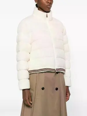 Moncler Quilted Knitted Jacket