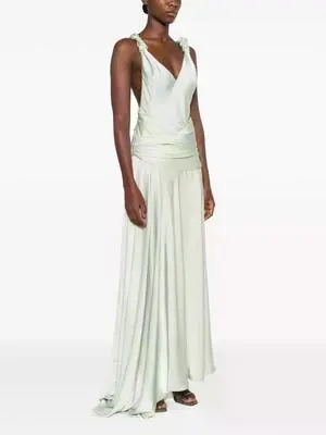 Arcina Ori Madalena Ruched-strap Maxi Dress