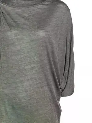LESS Asymmetric Draped T-shirt