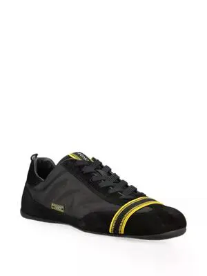 Fendi Wrap Suede And Fabric Low-top Trainers