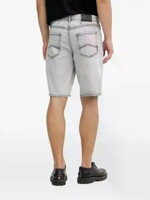 Armani Exchange Logo-patch Denim Shorts