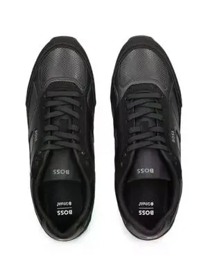 BOSS Perforated Panelled Sneakers