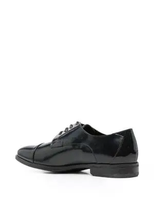 CARLO PIGNATELLI Polished Finish Lace-up Derby Shoes