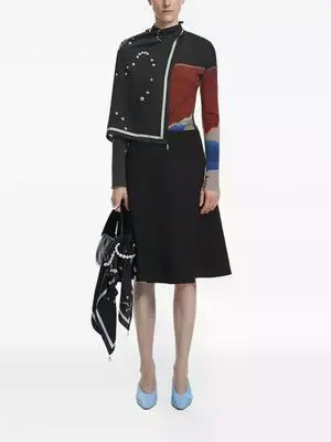 JNBY Printed Long Sleeve Top