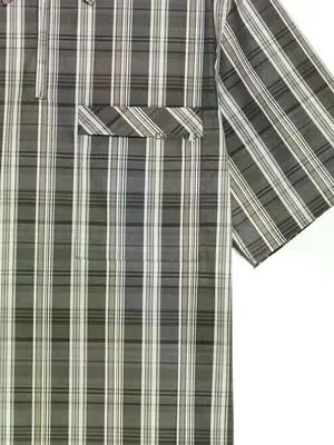 CROQUIS Checked Logo-embroidered Shirt