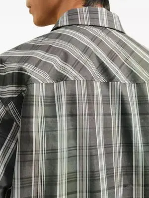 CROQUIS Checked Logo-embroidered Shirt