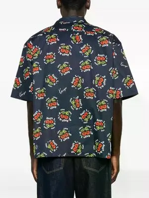 Kenzo Cherry-print Short-sleeve Shirt