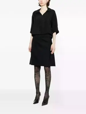 JNBY Belted Shirt Dress With Spread Collar And V-neck