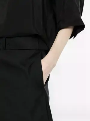 JNBY Belted Shirt Dress With Spread Collar And V-neck