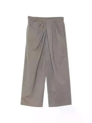 JNBY Straight-leg Cropped Pleated Trousers