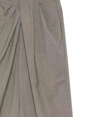 JNBY Straight-leg Cropped Pleated Trousers
