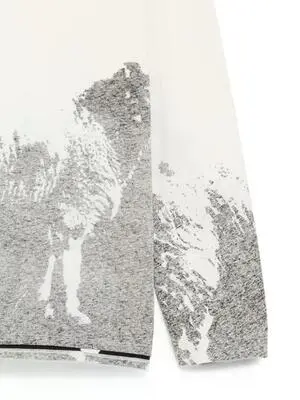 CROQUIS Goat-print Long-sleeve T-shirt