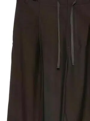 CROQUIS Adjustable-waist Wool Trousers