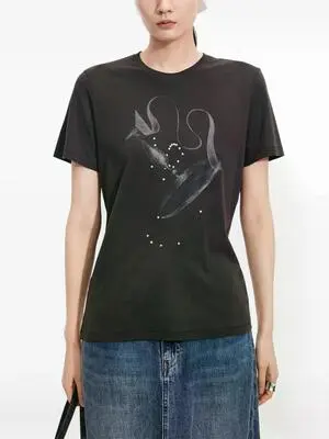 JNBY Graphic Print Short Sleeve T-shirt