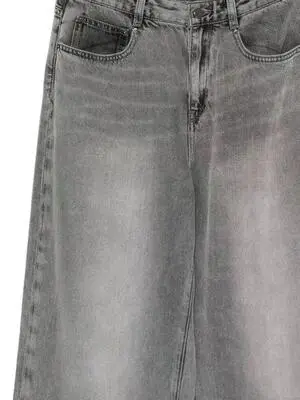 JNBY Wide-leg Washed Effect Trousers