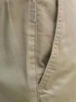 Armani Exchange Tailored Stretch Cotton Twill Shorts