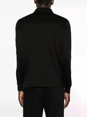 Paul & Shark Logo-plaque Long-sleeve Polo Shirt