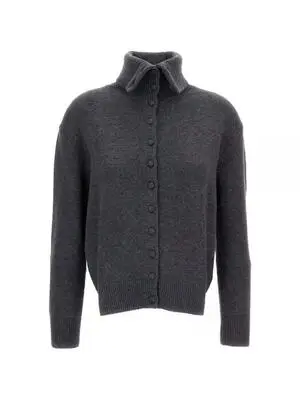 LISA YANG Mock-neck Cashmere Cardigan