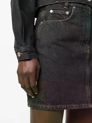 Moschino High-waist Denim Mini Skirt