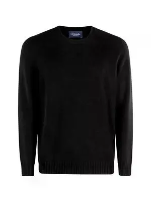 DRUMOHR Crew Neck Long Sleeve Fine Knit Sweater