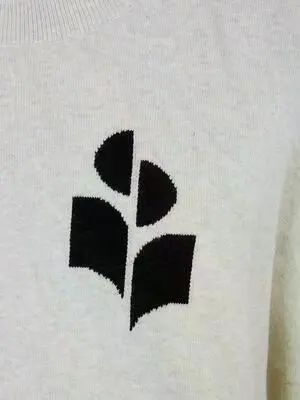 MARANT ETOILE Marisans Logo-intarsia Sweater