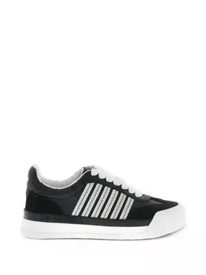 Dsquared2 Lace-up Leather Sneakers - Black