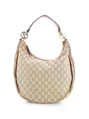 Gucci Twins Gg Canvas Medium Hobo Bag - Brown