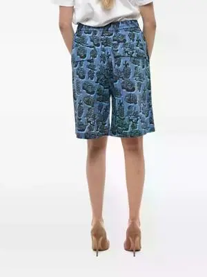 Stella McCartney Patterned Elastic-waist Shorts