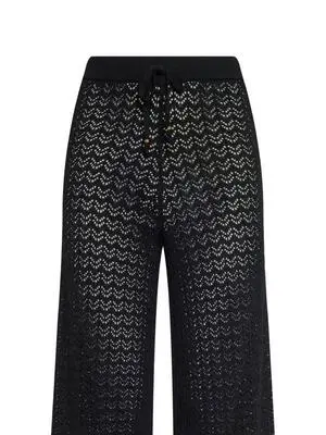 L'Agence Gaelle Pointelle-knit Trousers