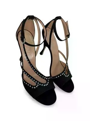 Gucci Star Embellished Gg Sandals