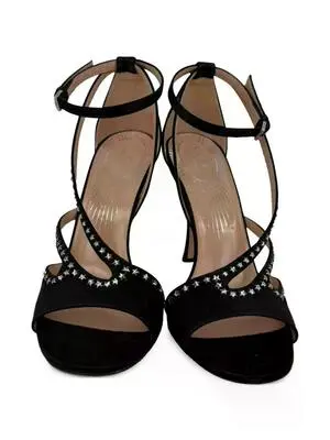 Gucci Star Embellished Gg Sandals