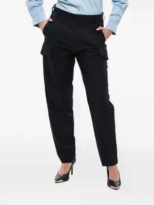 Stella McCartney Wool Gerrit Cargo Trousers - Black