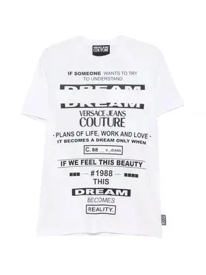 Versace Slogan-print T-shirt