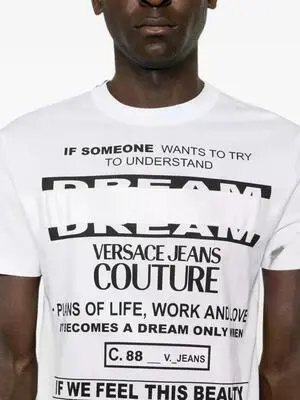 Versace Slogan-print T-shirt
