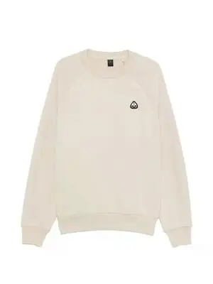 Moose Knuckles Logo Patch Raglan Sleeve Sweatshirt