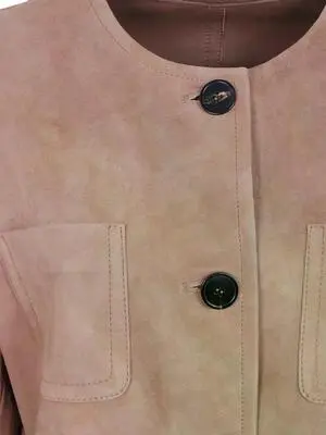 Max Mara Bohemia Belted Suede Jacket