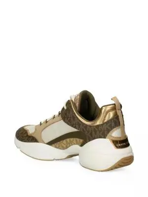 Michael Kors Monogram-print Panelled Sneakers