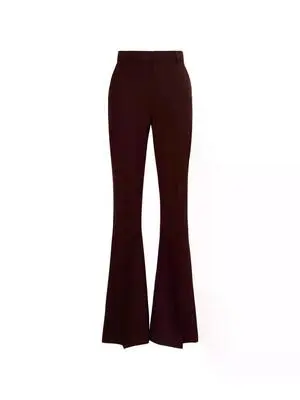 Sportmax Pressed Crease Flared Trousers