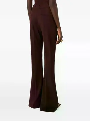 Sportmax Pressed Crease Flared Trousers