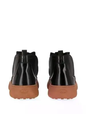 TOD'S Logo-embossed Platform Ankle Boots