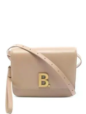 Balenciaga B. Logo Shoulder Bag - Neutrals