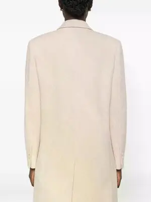 LARDINI Double-breasted Notched-lapel Wool Coat