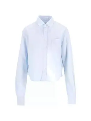 AMI Paris De Coeur Cropped Shirt
