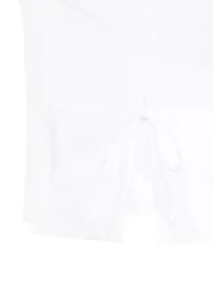 LESS Tie-front Sleeveless Shirt