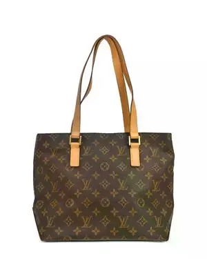LOUIS VUITTON Monogram Canvas Cabas Piano Tote Bag - Brown