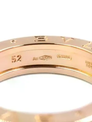 BVLGARI 18k Rose Gold B.zero1 Ring