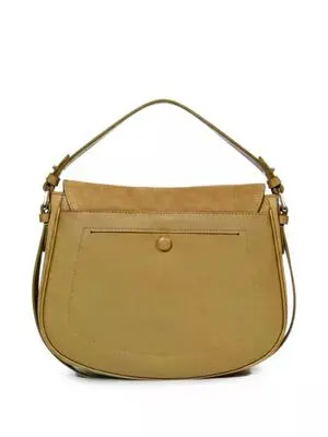 COCCINELLE Mavery Suede Leather Shoulder Bag - Brown